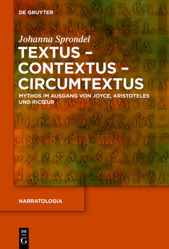 Textus - Contextus - Circumtextus, Johanna Sprondel | 9783110310917 | Boeken | bol