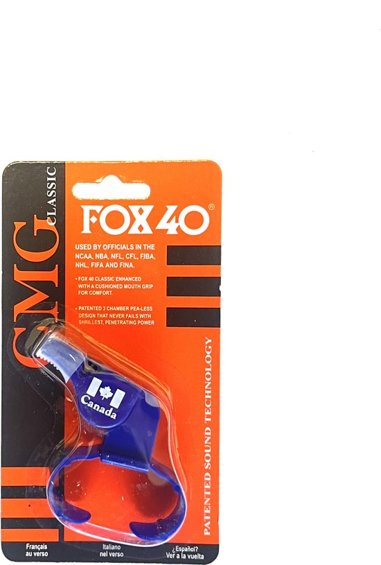 FOX 40 Scheidsrechtersfluitje - Fluitje - Scheidsrechtersfluit - Blauw ...