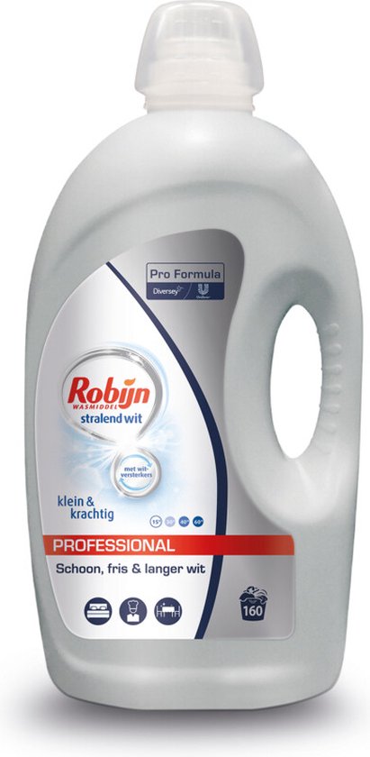 Robijn Professional Vloeibaar Wasmiddel Klein & Krachtig Witte Was ...