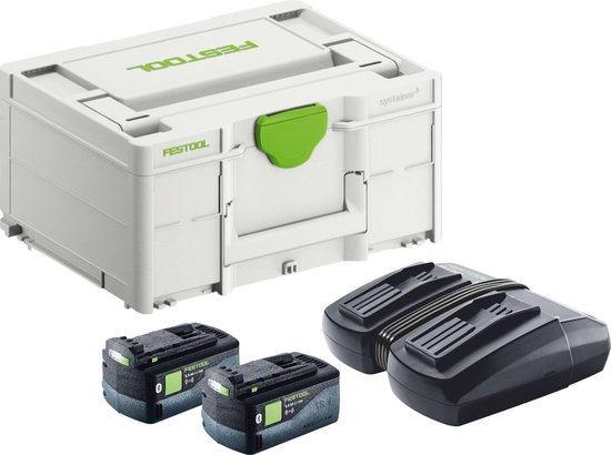 Festool SYS 18V 2x5,0/TCL 6 DUO Energie-set 18V in Systainer - 577707 | bol