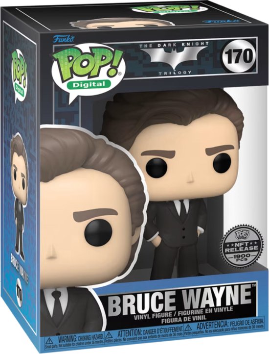 POP! Digital Bruce Wayne 170 Legendary The Dark Knight Trilogy Batman ...