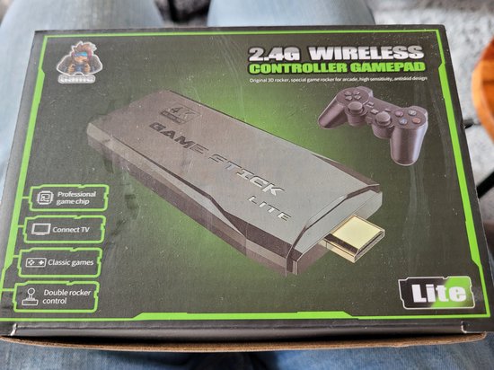 RETROGAME STICK: Retro Console met 2 Controllers - Portable ...