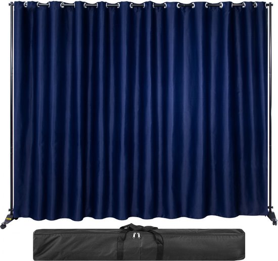 Gordijn Verdeler Stand, 8 x 10 ft Vrijstaande Scheidingswand met 4 ...