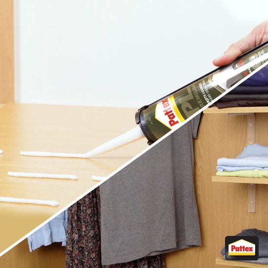 Pattex PL200 Montagekit | Krachtige Lijm voor Zware Klussen binnen en ...