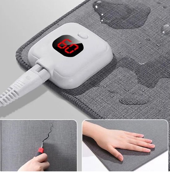 Luxe verwarmde bureauonderlegger / 52x26 bureaumat / verwarmde muismat ...