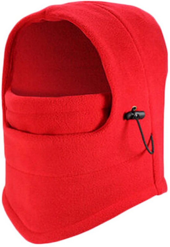Finnacle - Rode Fleece Bivakmuts | Wintermuts | Motormasker | Balaclava ...