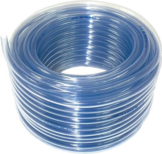 AQUAKING TRANSPARANTE PVC SLANG Ø7-10MM ROL 50 METER | bol