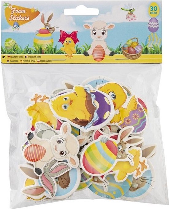 Grafix Pasen Foam Stickers | bol