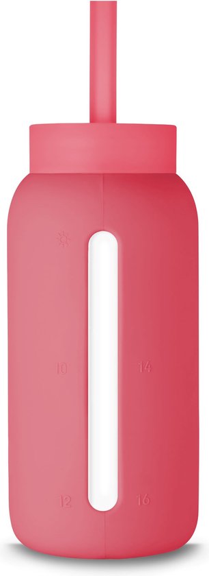 Muuki Lounge Straw + Cap | Herbruikbaar Siliconen Rietje Met Drukvaste ...