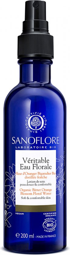 Sanoflore Echt Organisch Bloesemwater van Bittere Sinaasappel 200 ml | bol