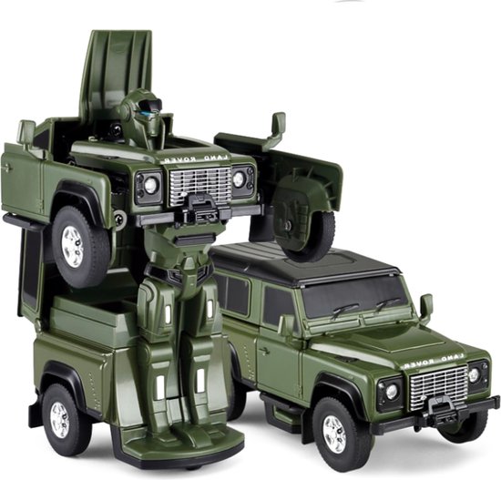 Rastar - Land Rover Defender Transformable 1:32 - Auto en Robot ...