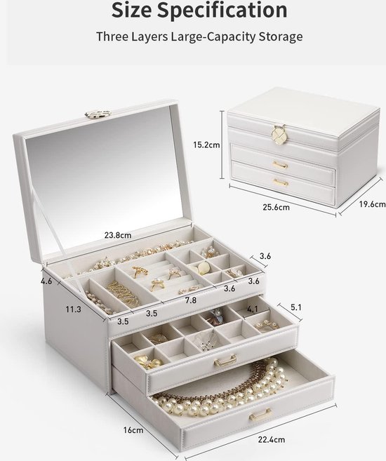 sieradenkistje , sieradendoosje / sieraden organizer | bol