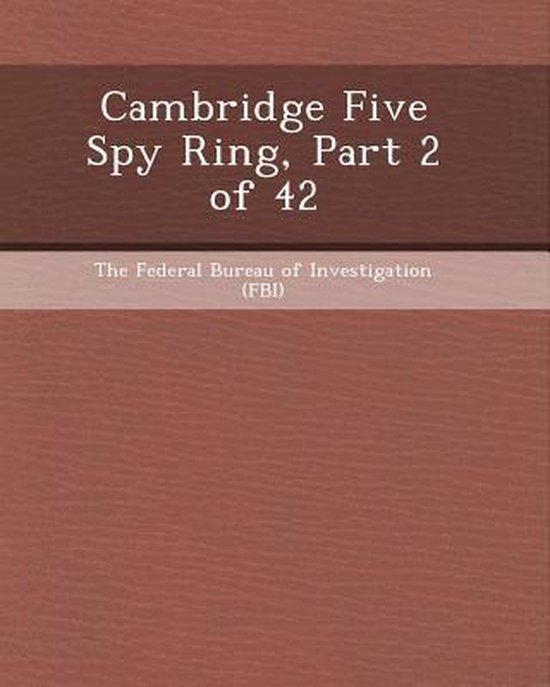 Cambridge Five Spy Ring, Part 2 of 42, Karen Lac Smith | 9781243469403 ...
