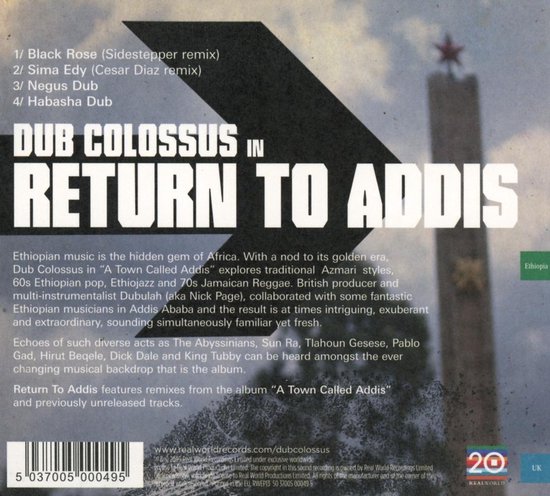 Dub Colossus - Return To Addis (3" CD Single ), Dub Colossus | Muziek | bol