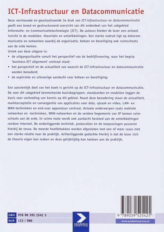 ICT-infrastructuur en datacommunicatie | 9789039525425 | R. Braam ...