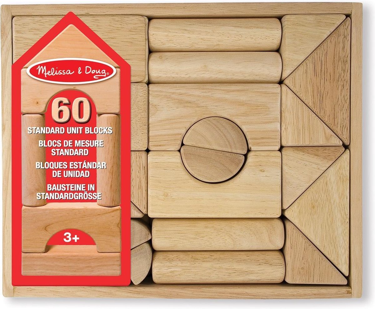 Melissa & Doug - Houten blokken doos | 0000772105033 | Boeken | bol.com