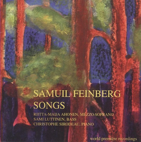 Samuil Feinberg: Songs, Riitta-Maija Ahonen | CD (album) | Muziek | bol.com