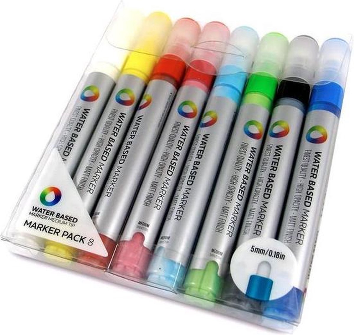 MTN Water Based verf marker pakket - 5mm Waterverf stiften met 8 ...