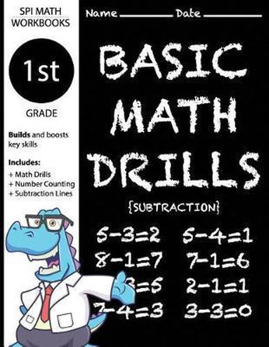 1st Grade Basic Math Drills Subtraction | 9781540716149 | First Grade ...