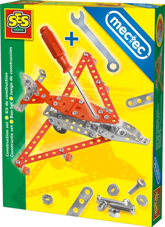 SES Mectec Constructieset Vliegtuig | bol