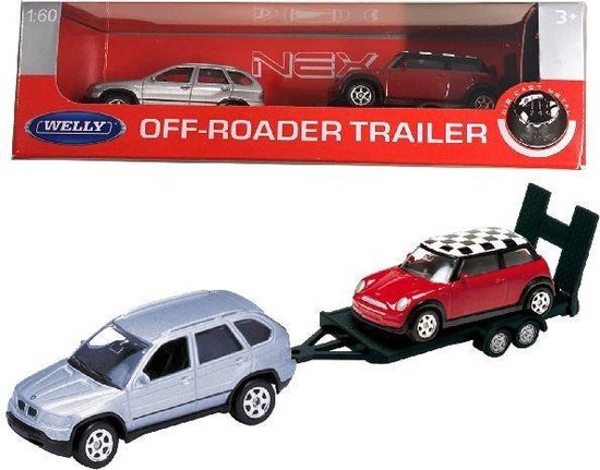 Welly 1:60/4 Trailer Set | bol.com