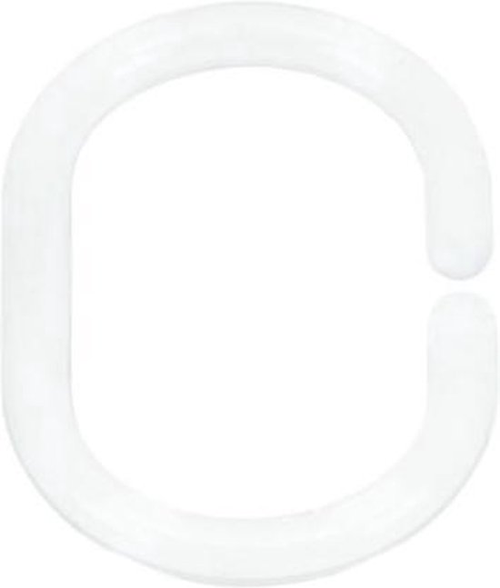 AquaVive douchegordijnring - Doorschijnend - 12 stuks | bol.com