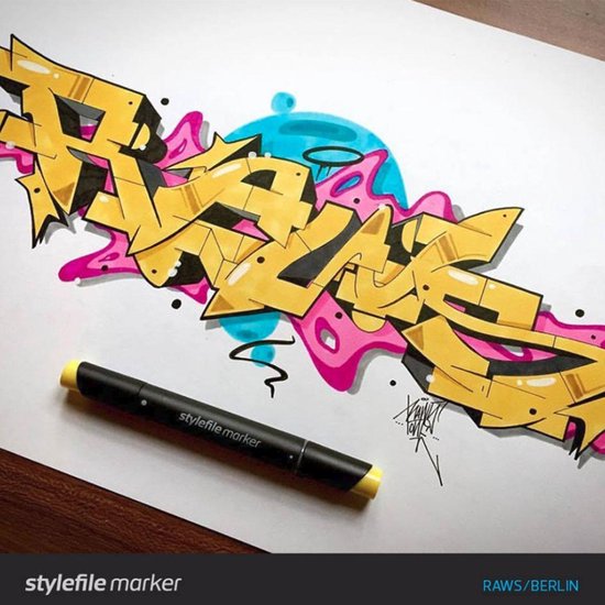 Stylefile Twin Marker 12 Warm Grey Set - Hoge kwaliteit stiften, ideaal ...