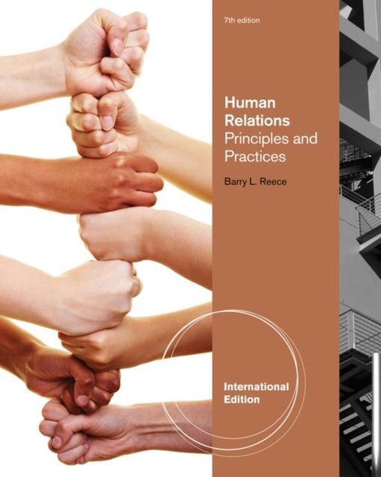 Human Relations, International Edition | 9781111821135 | Barry L. Reece ...