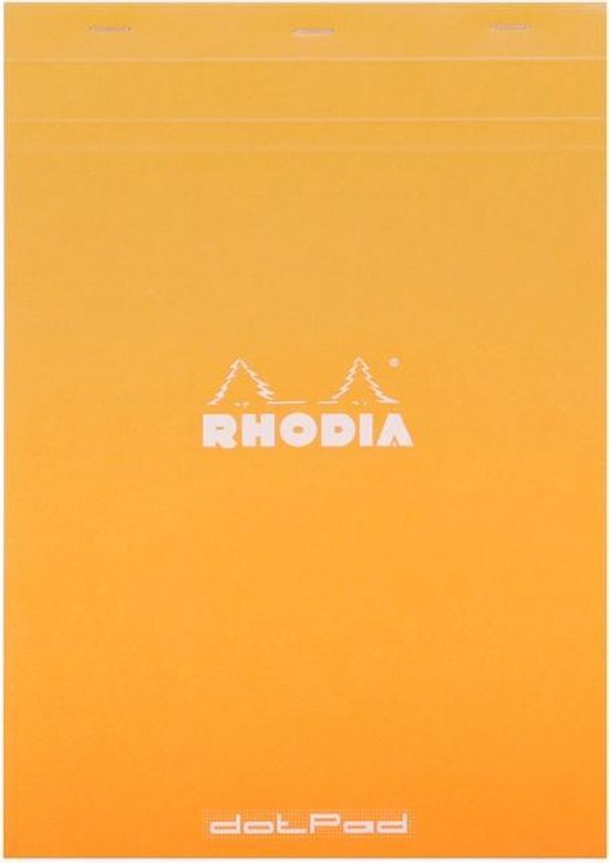 Dot Pad Rhodia No.18 - Formaat A4 - 160 pagina's - Oranje Kaft | bol