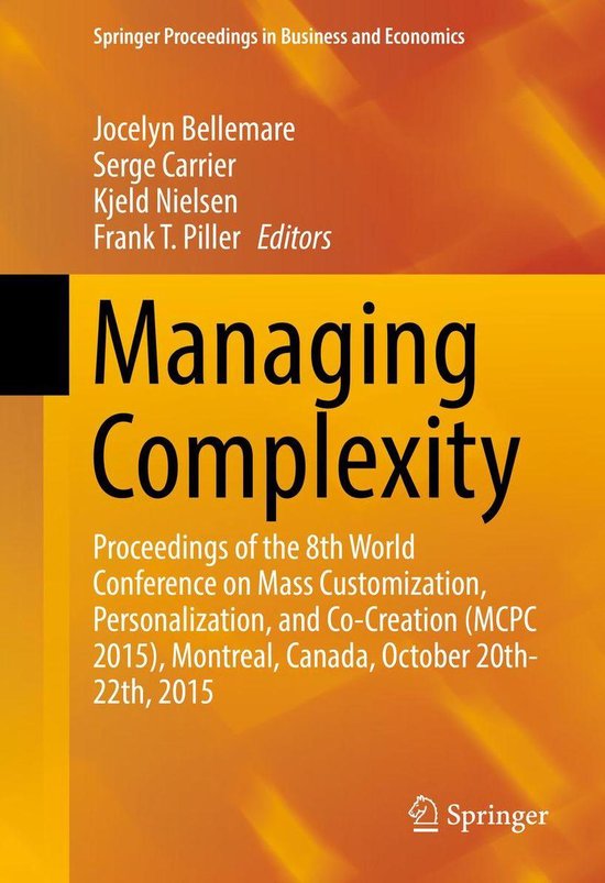 Springer Proceedings in Business and Economics - Managing Complexity ...