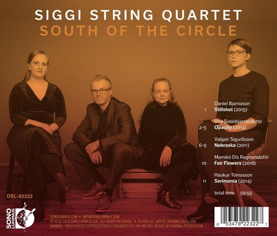 Siggi String Quartet - South Of The Circle (CD), Siggi String Quartet ...