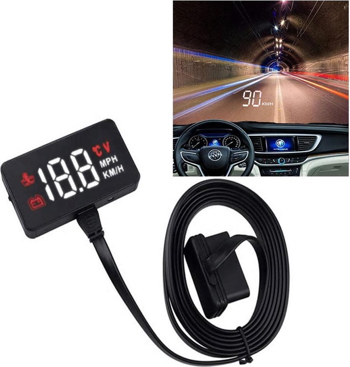 Head Up Display voor in de auto | HUD | Projector met LED ...