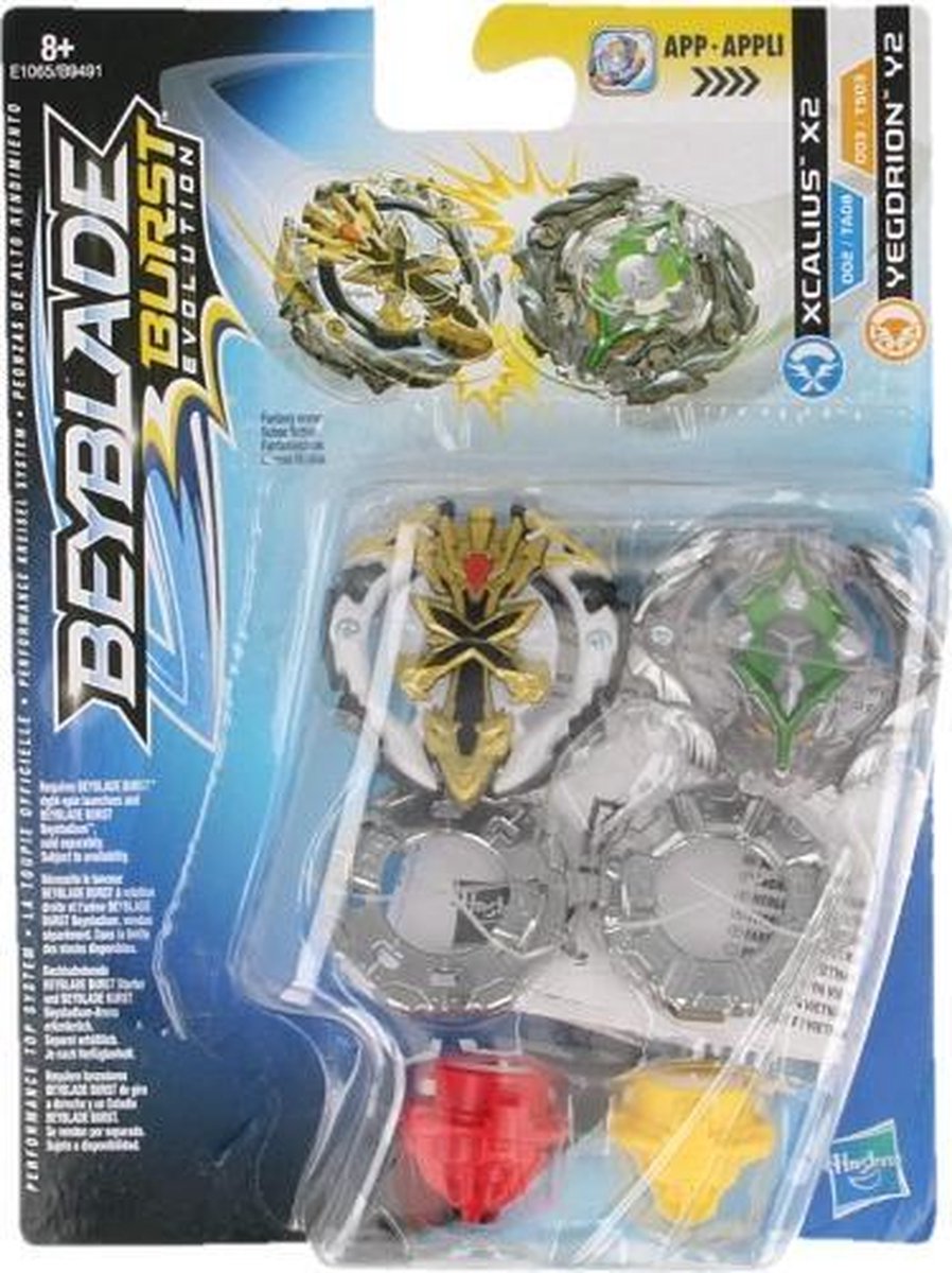 bol.com | Beyblade Dual Pack Single Tops Xcalius X2 en Yegdrion Y2