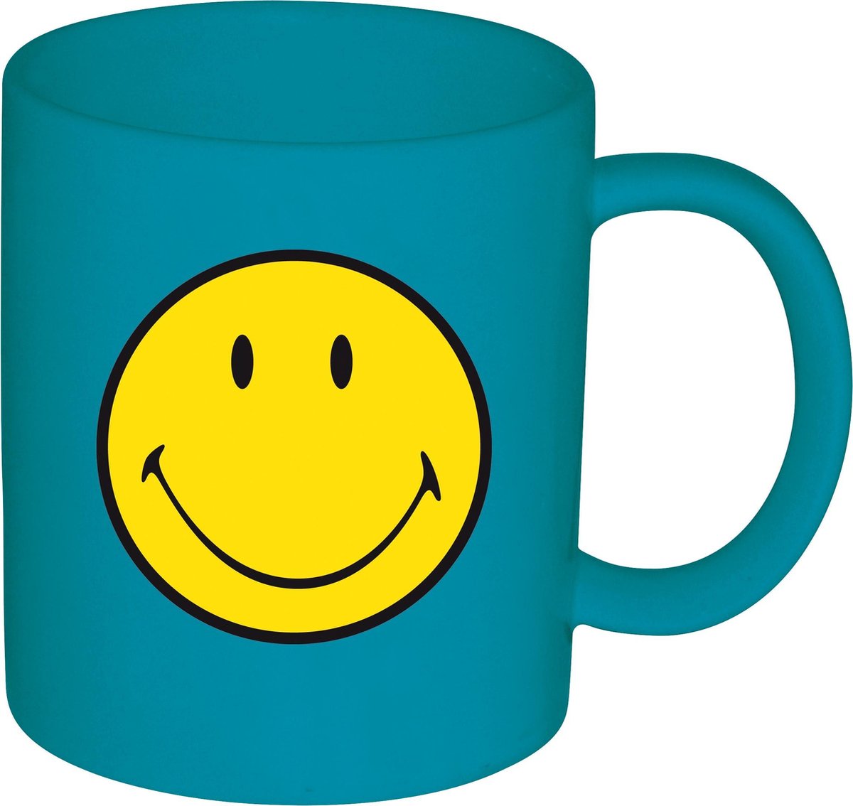 Zak!Designs Smiley Classic Mok - Melamine - 350 ml - Blauw | bol.com