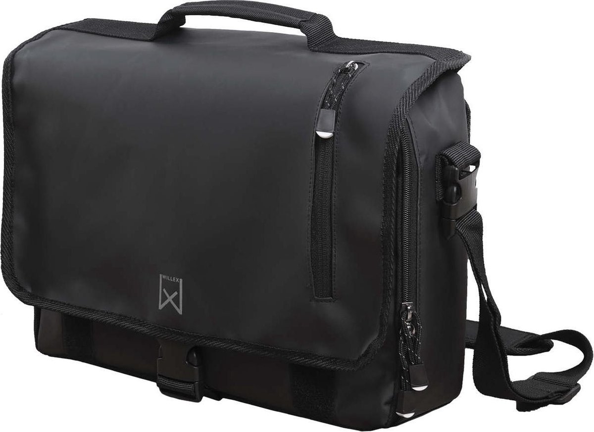 Willex Messenger Bag - Enkele Fietstas - 10 liter - Zwart | bol.com