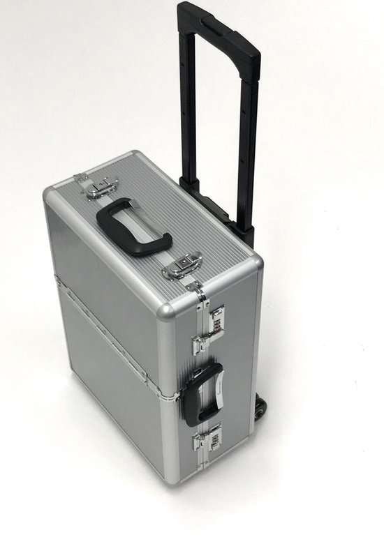 Universele multifunctionele sample vinyl trolley Piloten koffer ...