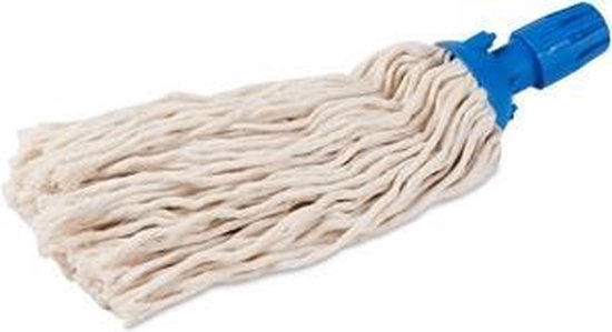 Mini-mop 250 gr blauw - 10100610 | bol