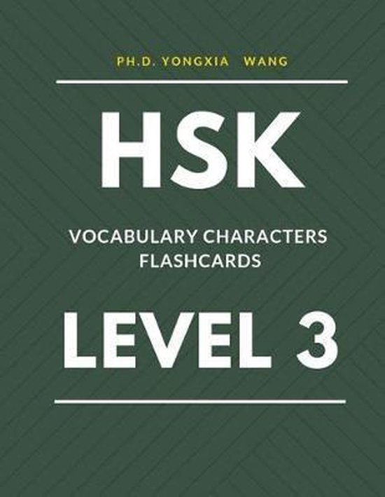 HSK Vocabulary Characters Flashcards Level 3 | bol.com