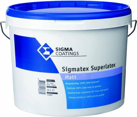 Sigmatex Superlatex Matt Wit | bol