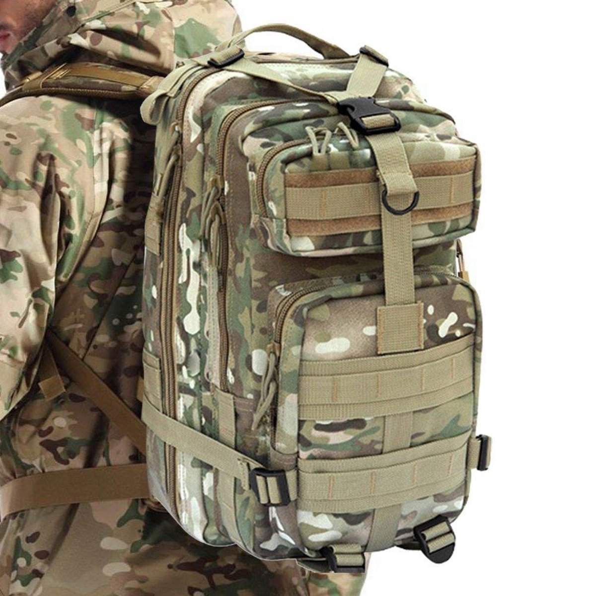Tactical Backpack – Outdoor Militaire Leger Rugzak Heren – Rugtas ...