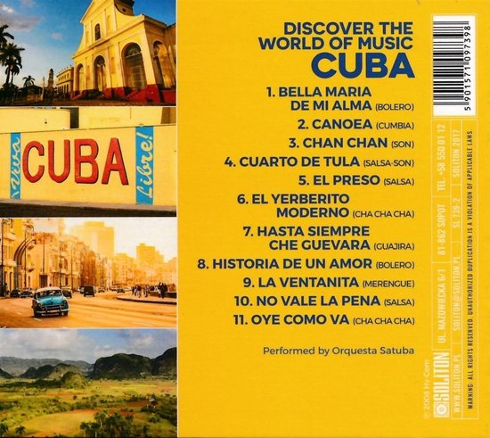 Discover The World's Music - Cuba, various artists | CD (album ...