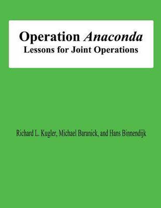 Operation Anaconda, Michael Baranick | 9781478198482 | Boeken | bol