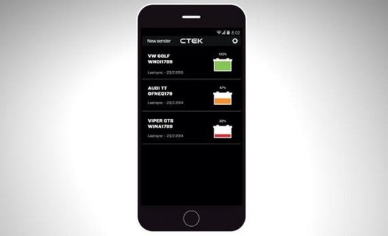 CTEK Battery Sense status accu monitor via Bluetooth | bol