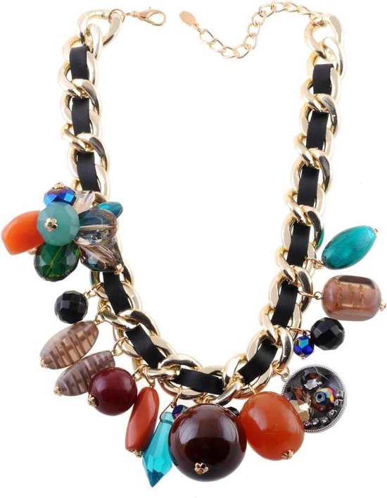 Behave Dames Statement ketting goud-kleur | bol