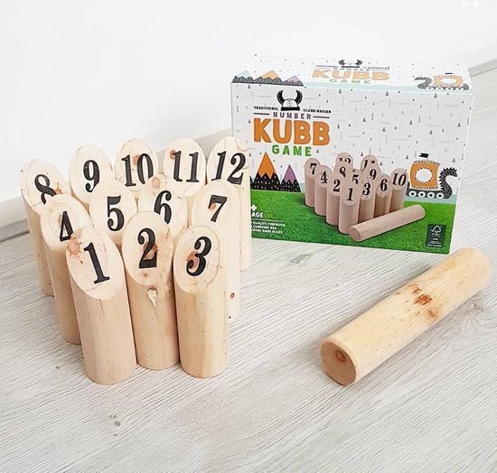 Outdoor Play Kubb Game Wood | bol