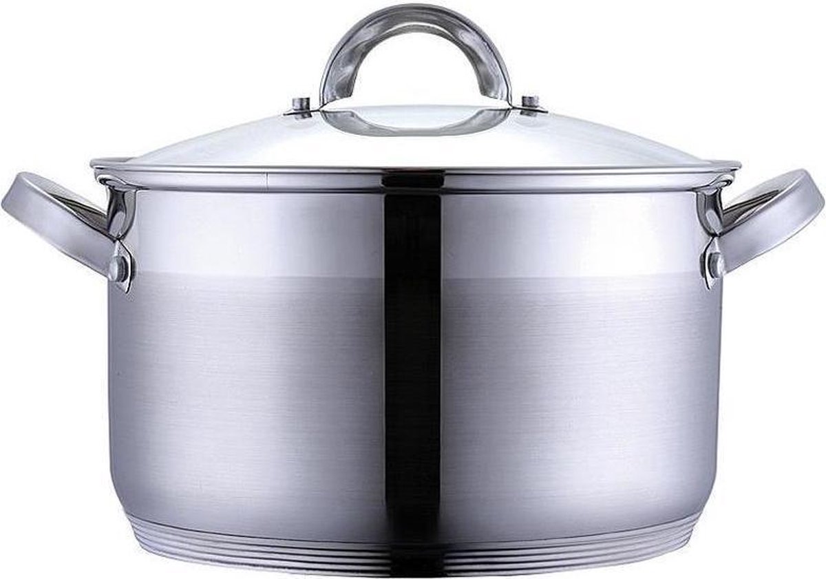 Renberg RVS kookpan 28cm - 9.0 liter | bol.com