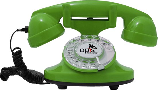 Opis Technology Funkyfon Retro Vaste Telefoon Retro - Met Draaischijf ...