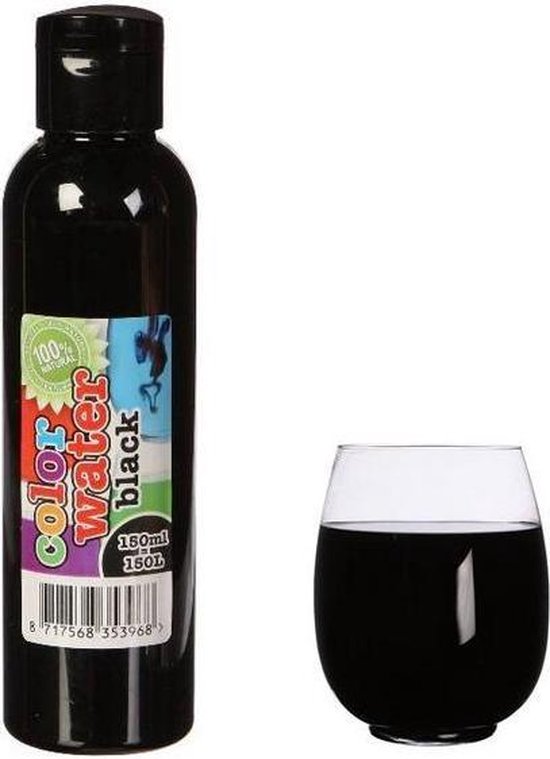 Kleurstof 150 ml - zwart - set van 5 stuks | bol.com