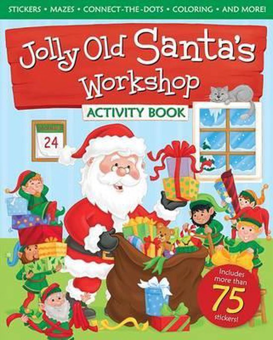 Jolly Old Santa's Workshop Activity Book | 9780824956653 | Editors ...
