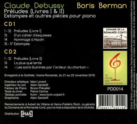 Preludes Livres 1 & 2, Boris Berman | CD (album) | Muziek | bol.com